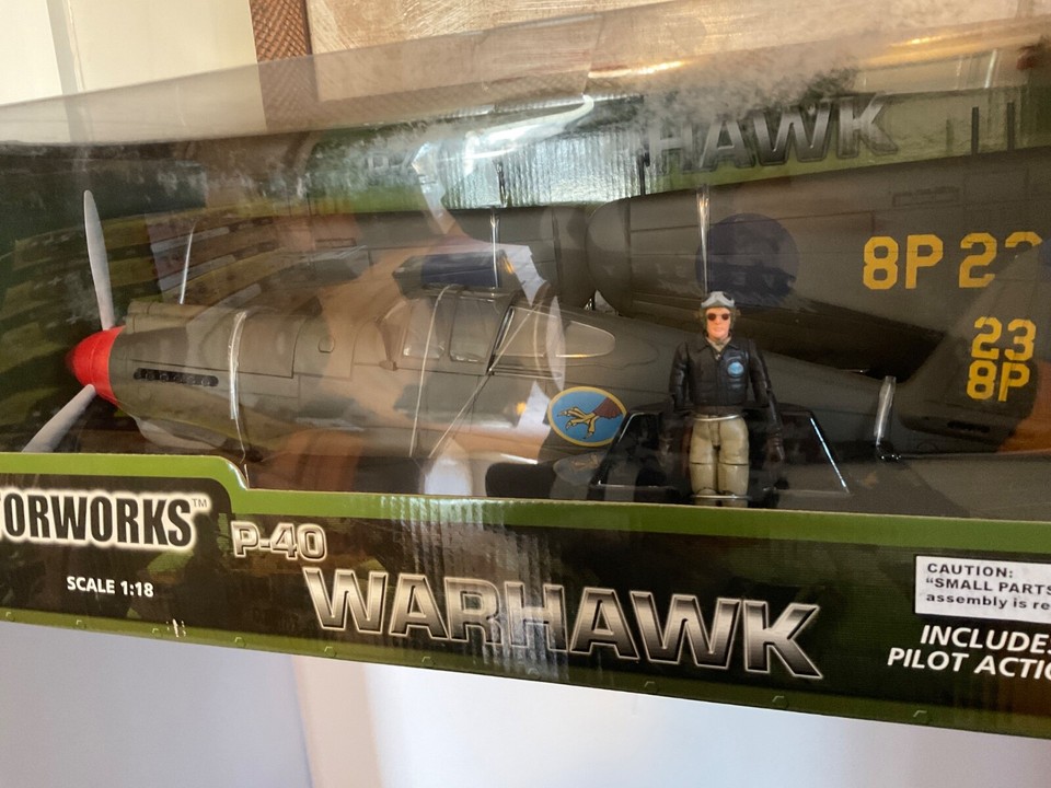 Ultimate Toy Soldier P-40B Tomahawk Pearl Harbor Airplane Scale 1:18 ...