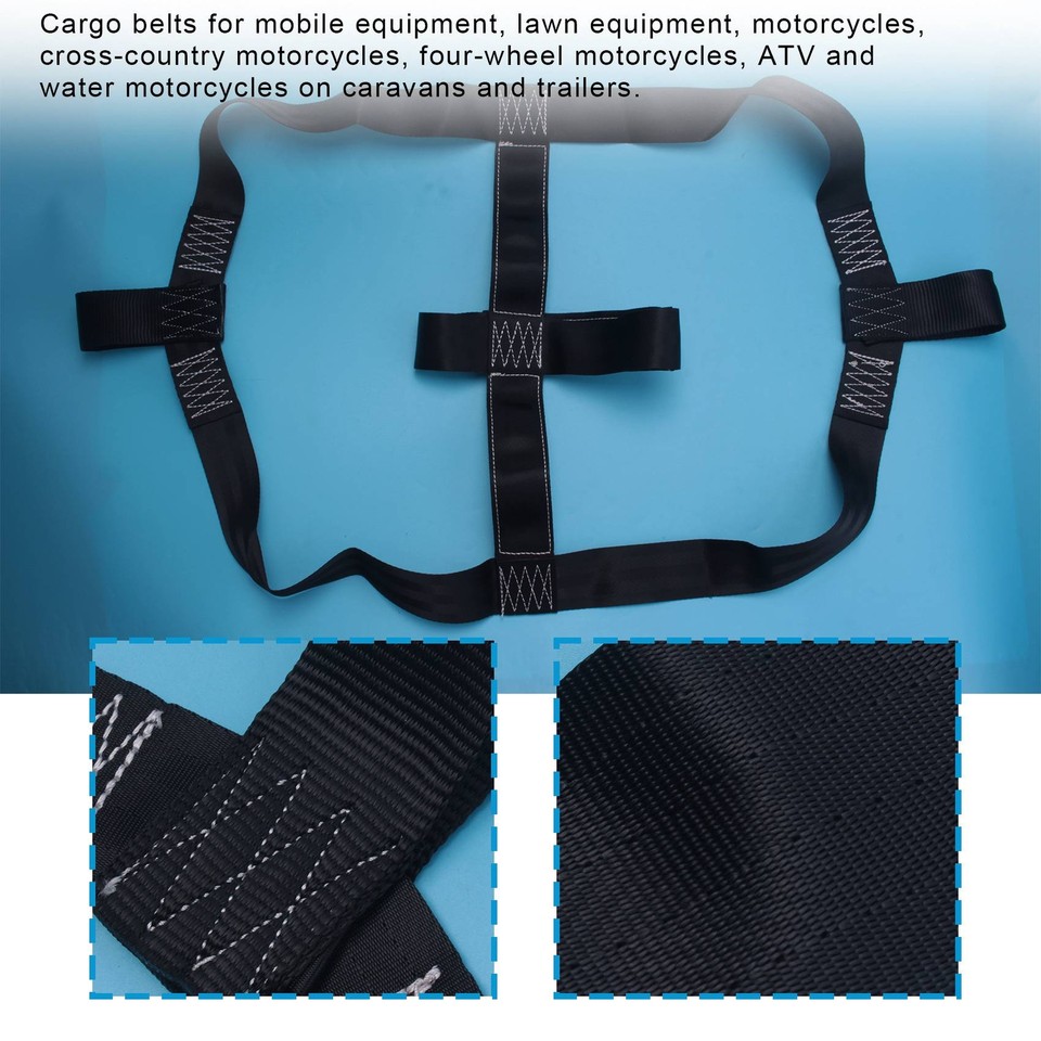 1 StüCk Universal Motorrad Rad Zurr Gurt in Schwarz, Rad Tran1387 | eBay