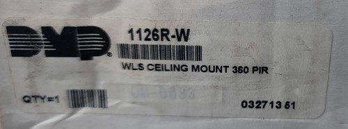DMP 1126R-W Ceilling Mount 360 PIR | eBay