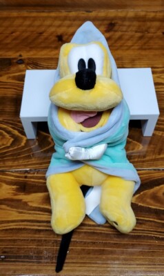 Disney Baby Pluto Plush with Blanket Stuffed Toy Puppy 11" Theme Park ...