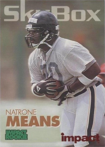 1993 Skybox Impact - #399 Natrone Means (RC) for sale online | eBay