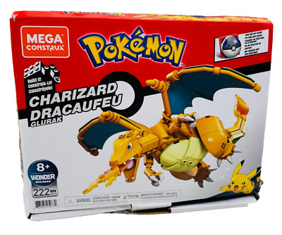 Pokemon Charizard Mega Construx 222 Piece Set Mattel New dented box | eBay