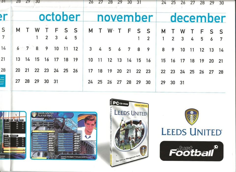 Football poster - Alan Smith Leeds United giant poster in Strongbow kit ...