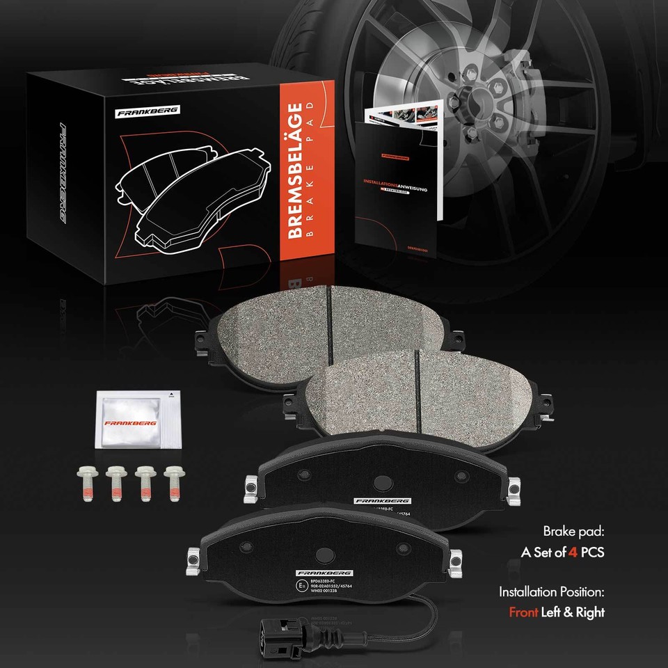 Brake Pads Set Front for Skoda Octavia MK 3/4 Superb MK3 Kodiaq 12-ON ...