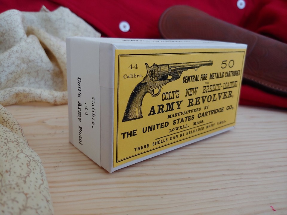 Reproduction vintage United States Cartridge Company .44 Colt Cartridge ...