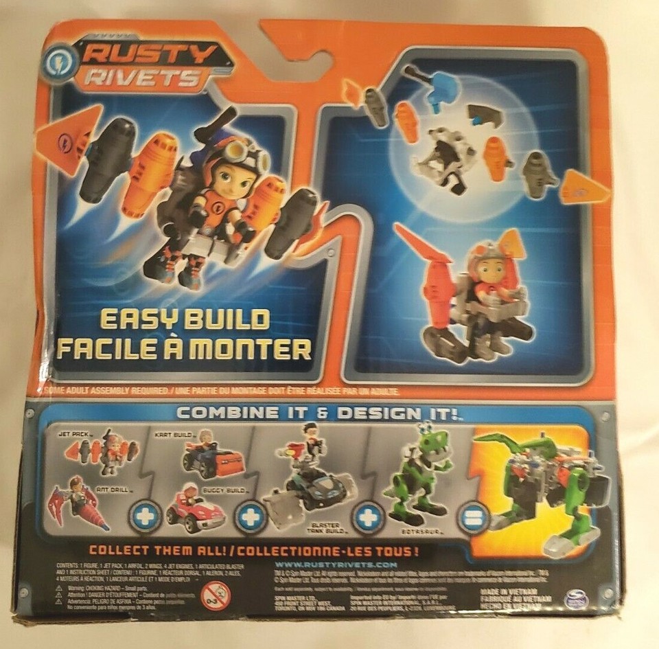 Nickelodeon Rusty Rivets Jet Pack Build Me Rivet System Set With Rusty ...