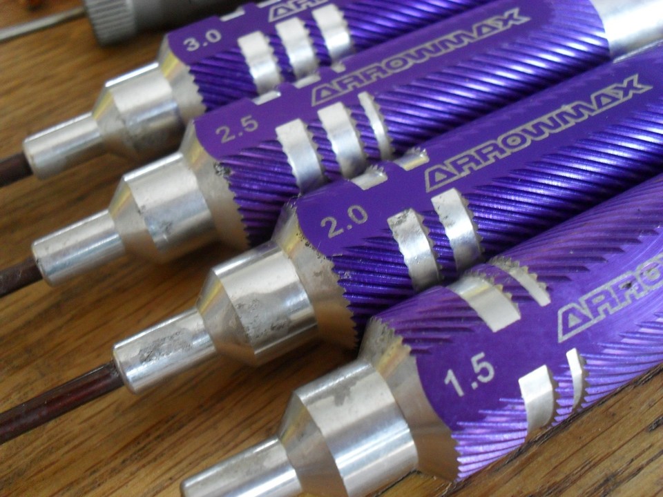 RC model vehicle tools arrowmax hex drive 1.5 ,2.0 ,2.5 ,3.0 + magic ...