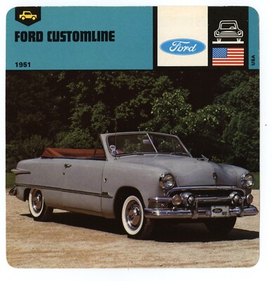 Ford Customline - GT / Production Car Edito Service SA Auto Rally Card ...