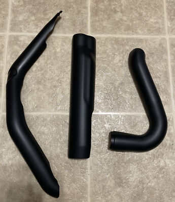 GENUINE HARLEY DAVIDSON TOURING BLACK MILWAUKEE EIGHT 8 EXHAUST HEAT ...
