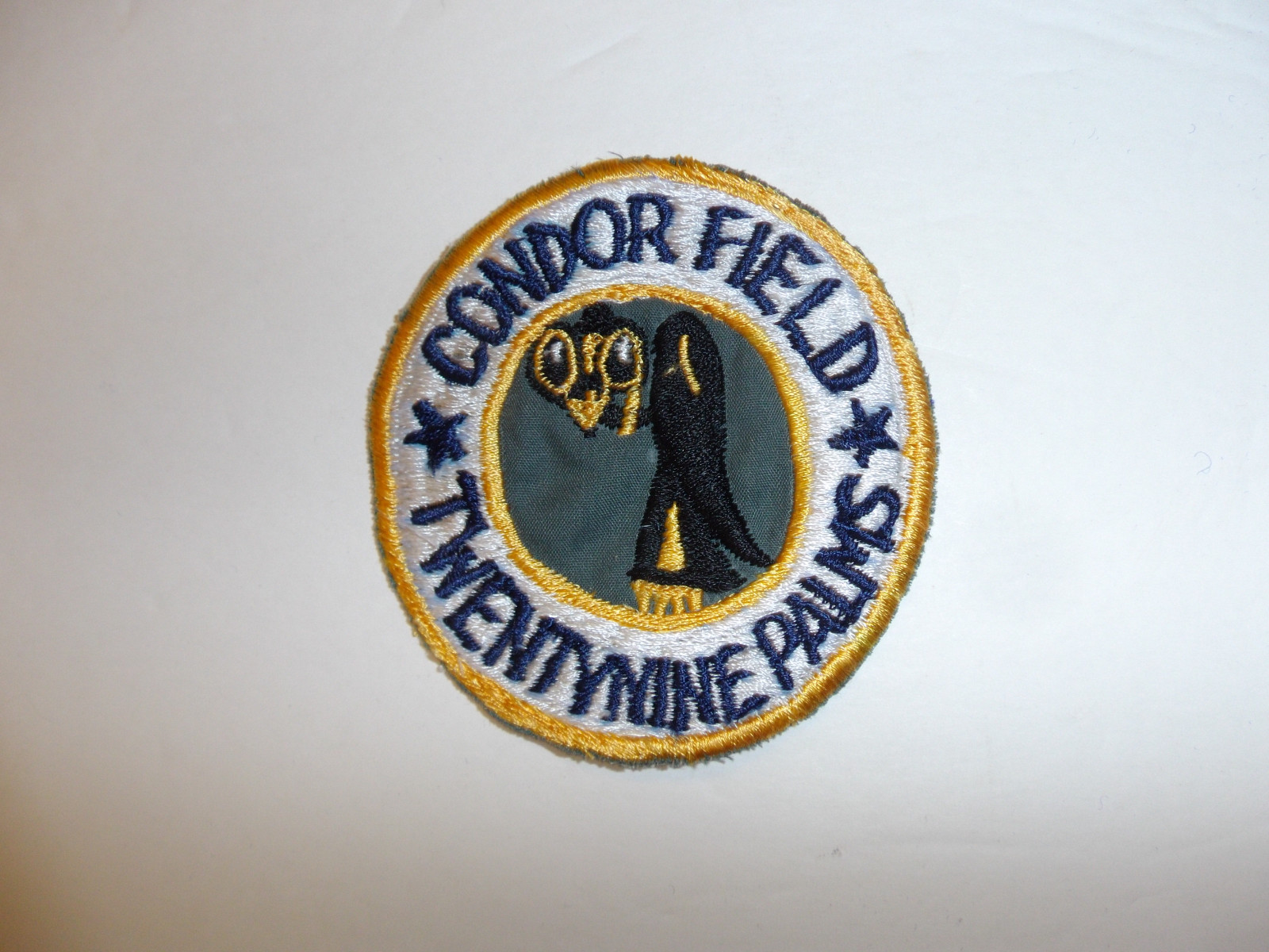 b3995 WW 2 Civilian Aviation patch Condor Field Twenty nine Palms 29 ...