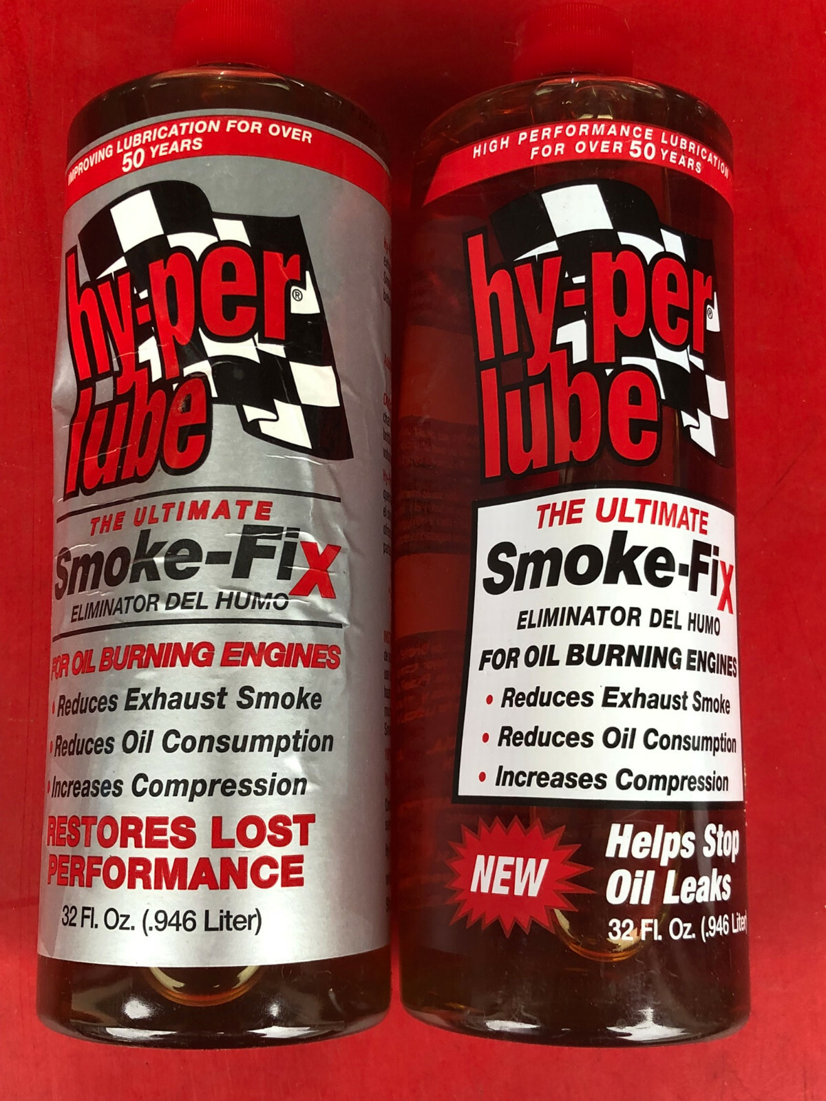 2 Hy-per Lube Hyperlube Ultimate Smoke Fix Helps Stop Oil Leaks 32oz ...