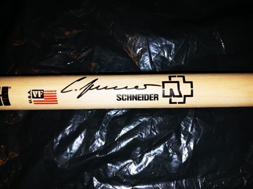 RAMMSTEIN Band Logo & DrummerChrisstoph Signature Concert Tour Stage ...