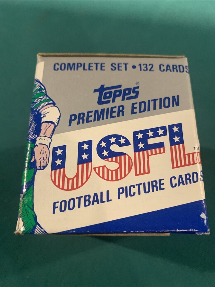 1984 Topps USFL Football 132 Card Complete Factory Set Kelly, Reggie ...