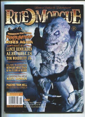 RUE MORGUE MAGAZINE #81 -"PUMPKINHEAD" COVER - AUG 2008 | eBay