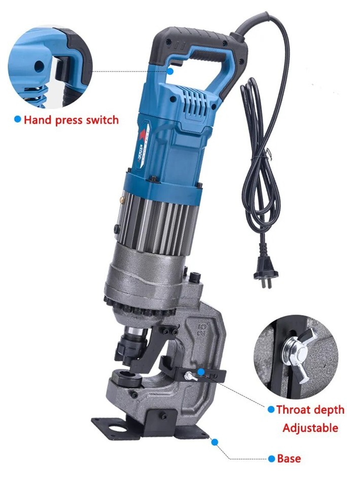 Electric Channel Steel Puncher Portable Hydraulic Puncher 10mm ...
