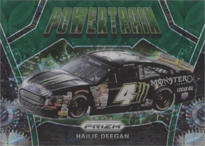 2020 Panini Prizm - Power Train Hailie Deegan #90 Green Scope Prizm /99 ...