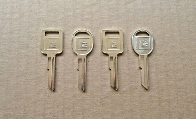 4 VINTAGE NOS KEY BLANKS FOR GM CAMARO NOVA CHEVELLE IMPALA FIREBIRD ...