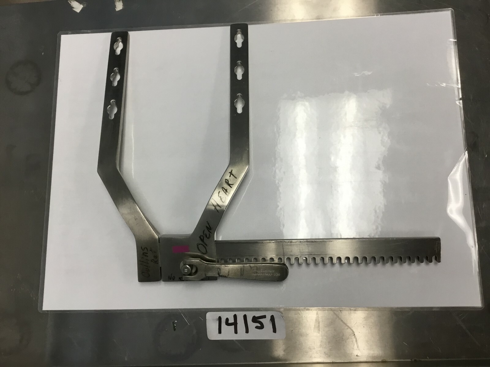 One Codman 50-8080 Collins Sternal Surgical Retractor 2 Available 1q06 ...