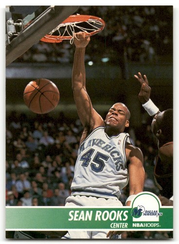 1994-95 NBA Hoops Basketball Card Sean Rooks #47 Dallas Mavericks | eBay