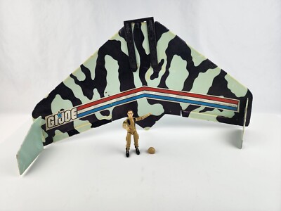 1983 GI Joe Falcon Glider & Tan Grunt w/ Helmet Complete & Has Crack | eBay