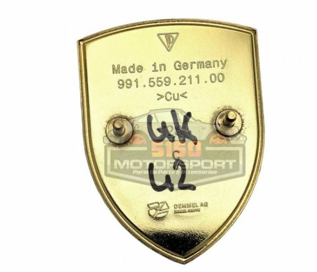 Porsche 911 Boxster Cayenne Panamera Hood Crest Emblem KIT 99155921100 ...