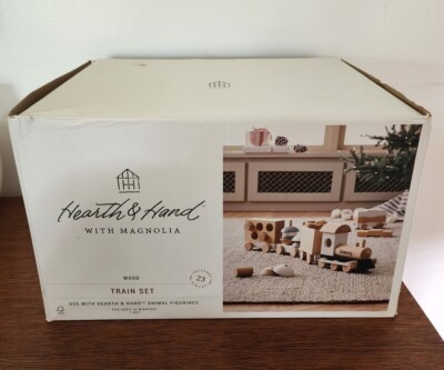 Hearth and Hand Magnolia Wooden Train Car Set Target 2019 Christmas ...