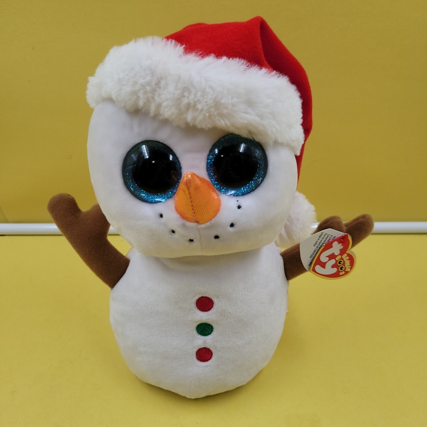 Ty Beanie Boos Scoop Snowman 10" Plush Stuffed Toy 2016 Christmas ...