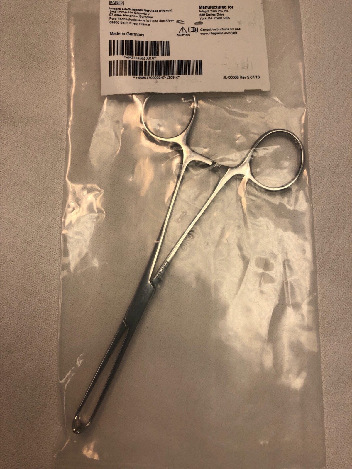 Jarit 135-130 Allis-adair Tissue Forceps With 9x10 Teeth for sale ...