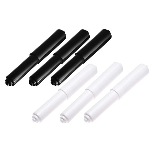 3 Pieces Toilet Paper Holder Roller Replacement Plastic Spring Loaded ...