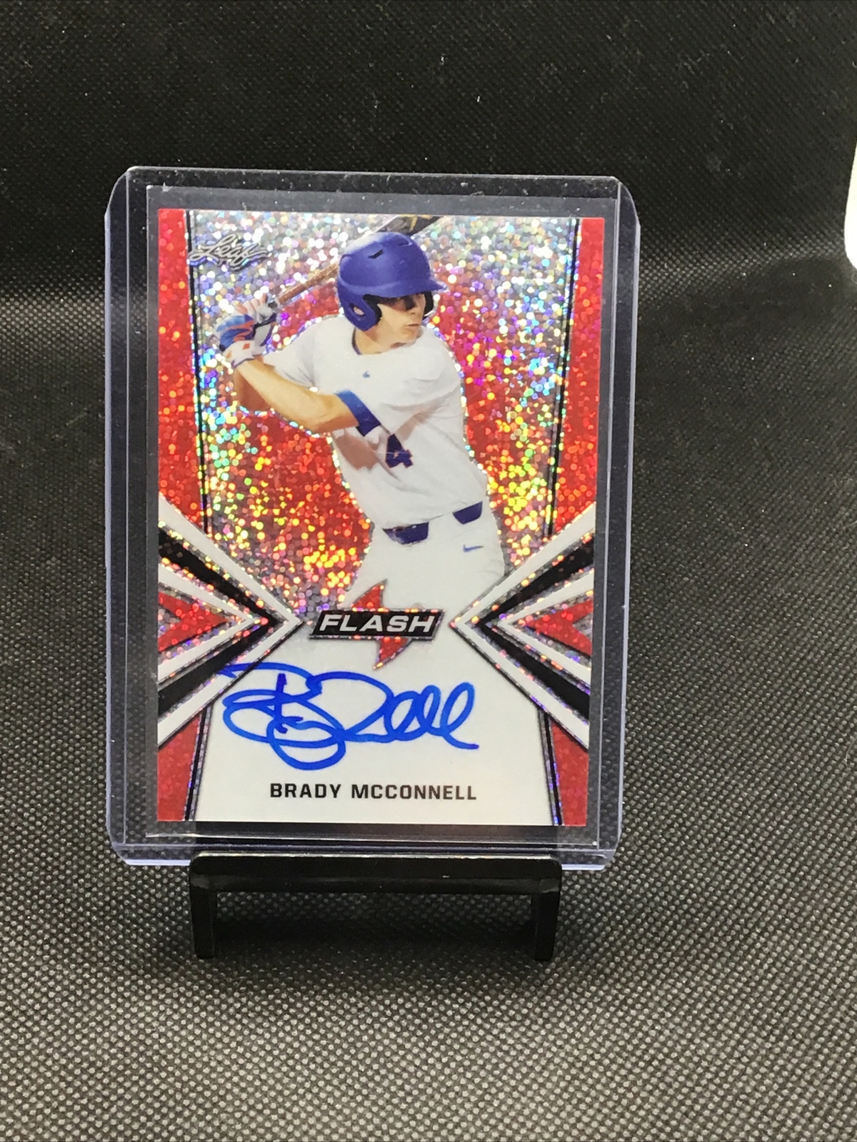 Brady McConnell 2019 Leaf #BA-BM2 Red Sparkle Flash SP# 5/5 - KC Royals | eBay