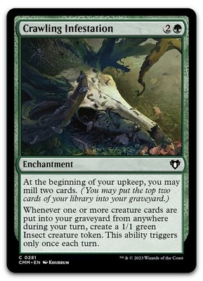Crawling Infestation #281 (NM) Commander Masters CMM Magic MTG | eBay