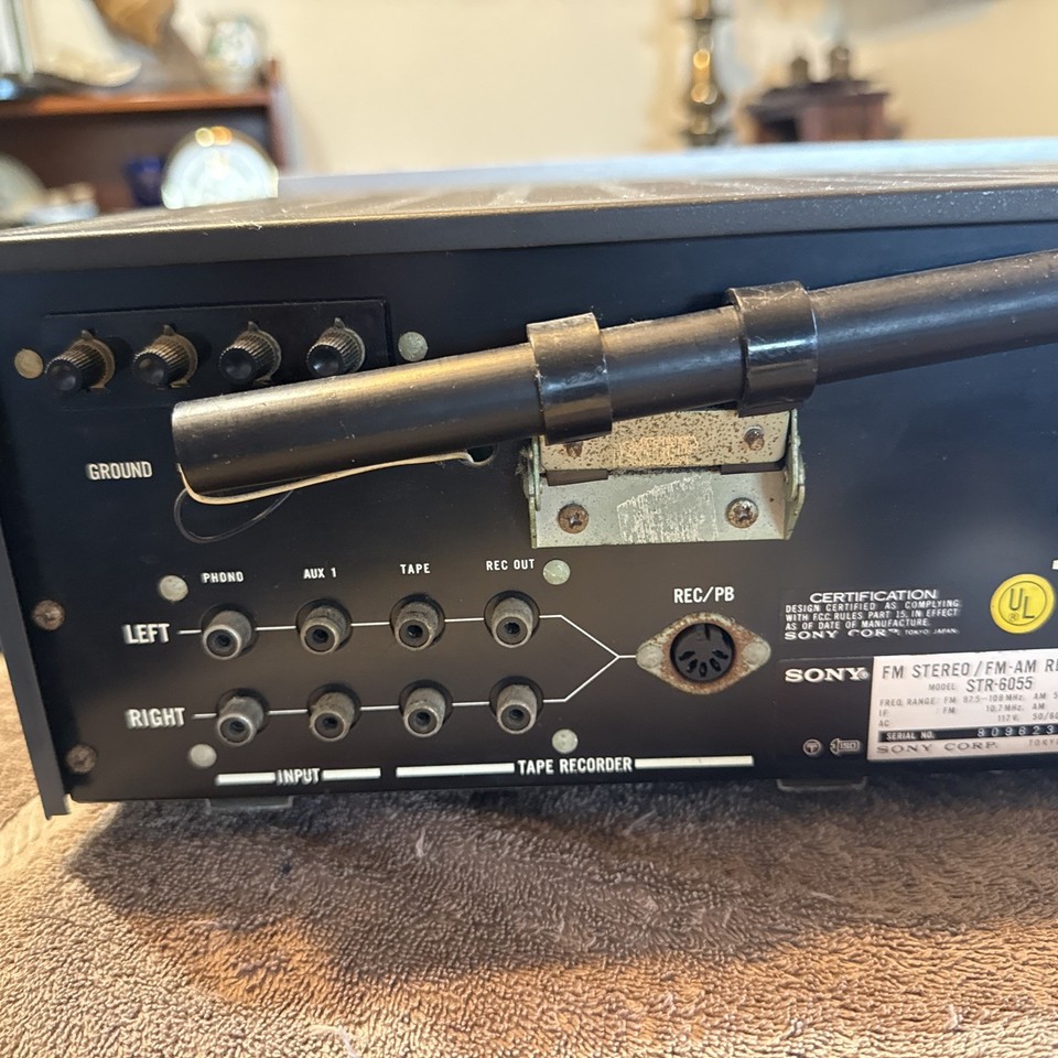 VINTAGE 1970S SONY STR-6065 FM/AM STEREO RECEIVER | eBay