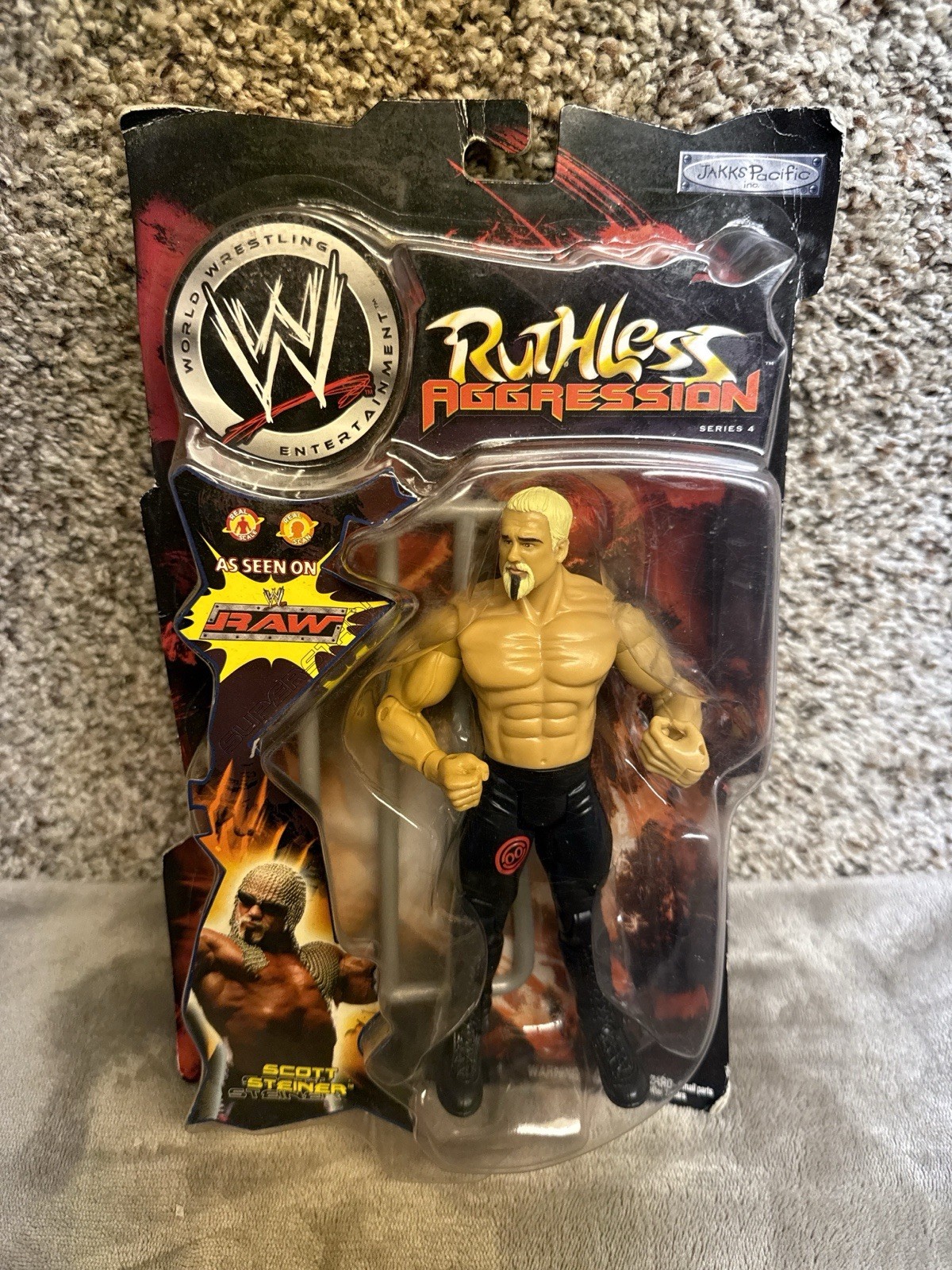 WWE Scott Steiner Ruthless Aggression Series 4 (best Of 3.5 Jakks 2003 ...