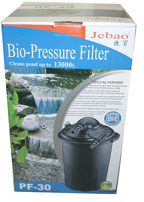 Bio-Pressure filterPF-30 UVC 13watts 4000Gallon | eBay