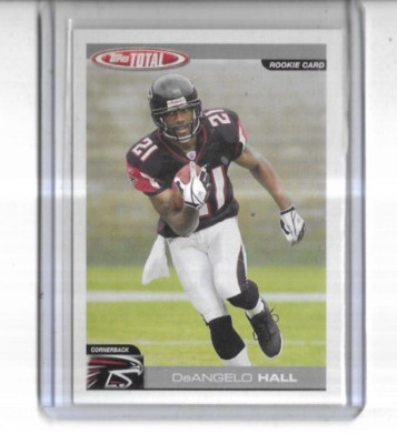 2004 Topps Total Football #380 DeAngelo Hall Atlanta Falcons Rookie ...