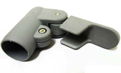 2 x AWNING ADJUSTABLE POLE CLAMPS 25mm/22mm - CARAVAN - TENT ...