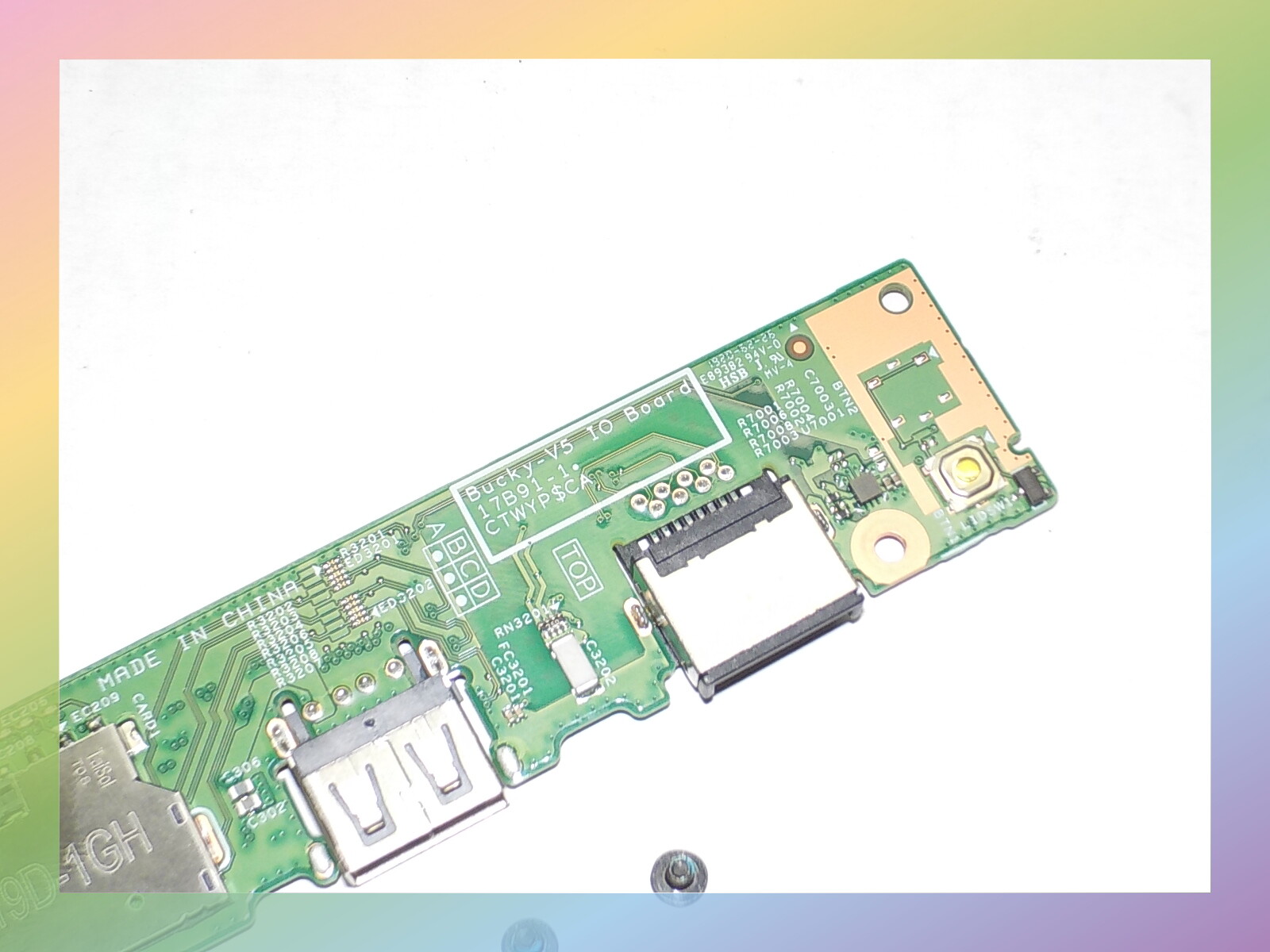 REF Genuine Dell Vostro 5481 USB Card Bucky-V5 IO Board Assembly 0DT1MH ...
