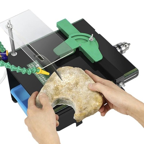 Saw Rock Gem Polisher Table Buffer Lathe Tool with Flexible Shaft for ...