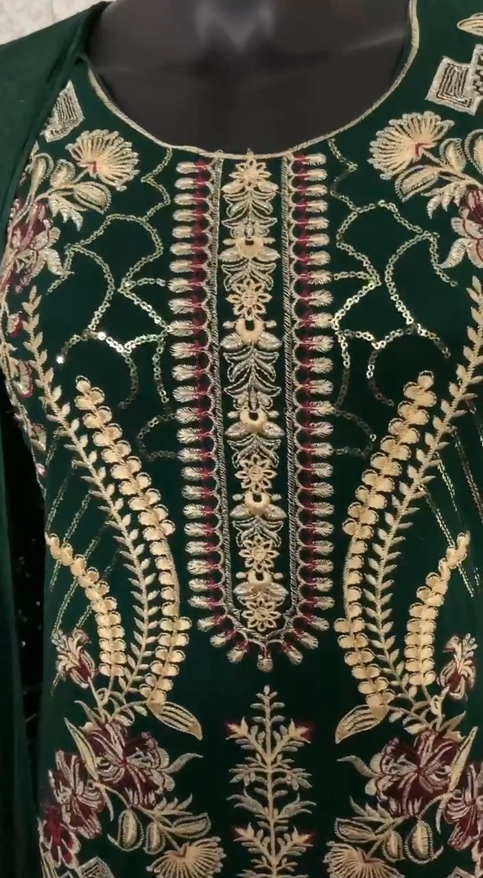 Anarkali Suit Bollywood Party Indian Salwar Designer Kameez Ethnic Gown ...