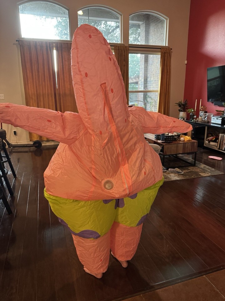 Patrick Star SpongeBob Spirit Halloween Adult Inflatable Costume W ...