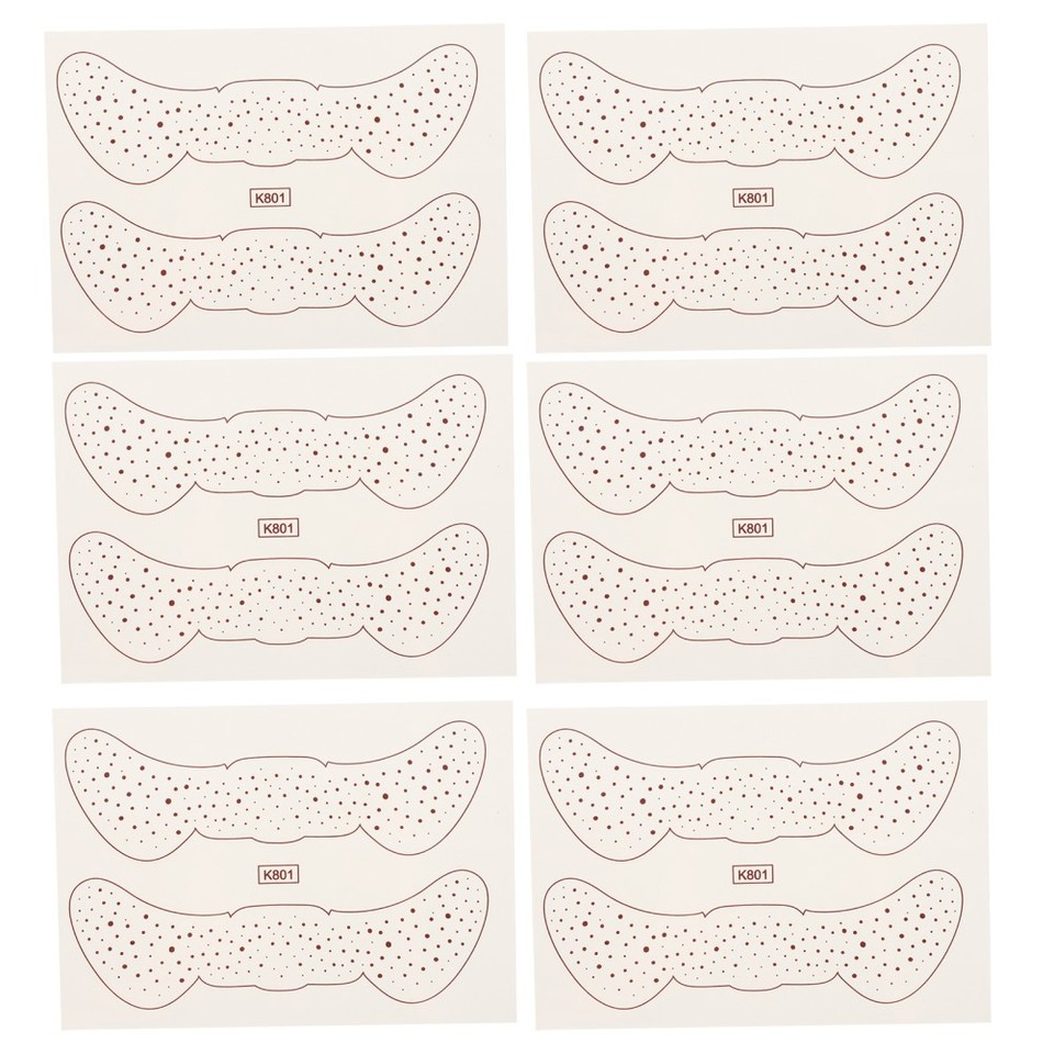 6 Sheets Fake Tattooss for Woman Face Stickers Eye Makeup Shadow | eBay ...