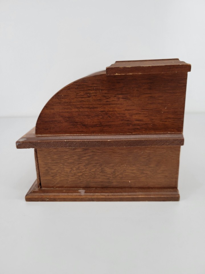 Vintage MCM Men's Woman’s Wood Jewelry Dresser Box Valet 1 Drawer 70's ...