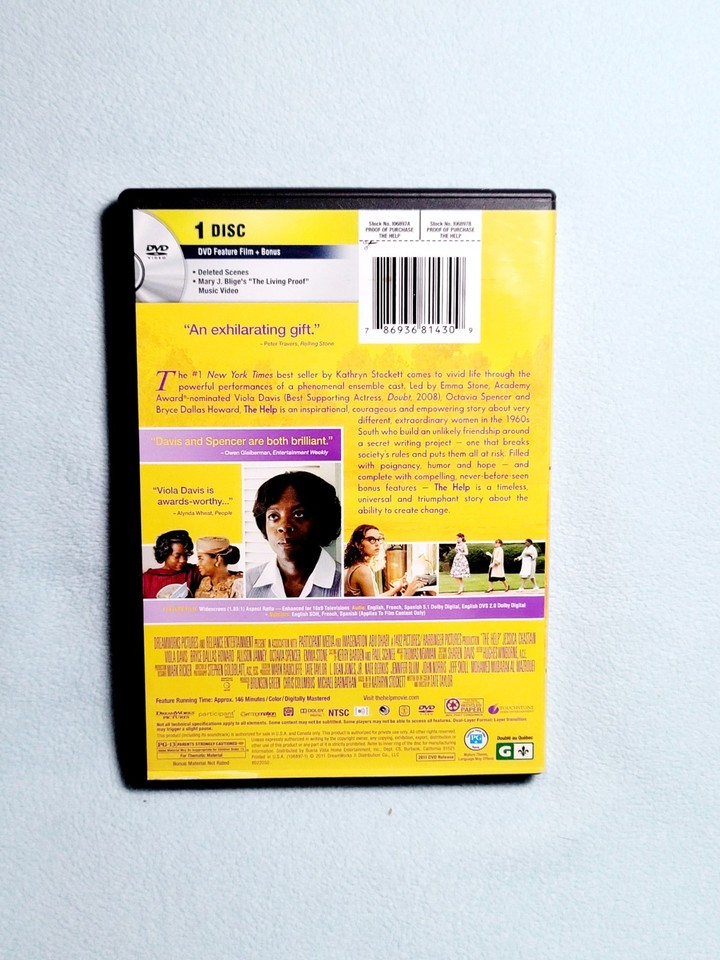 The Help (DVD, 2011) | eBay