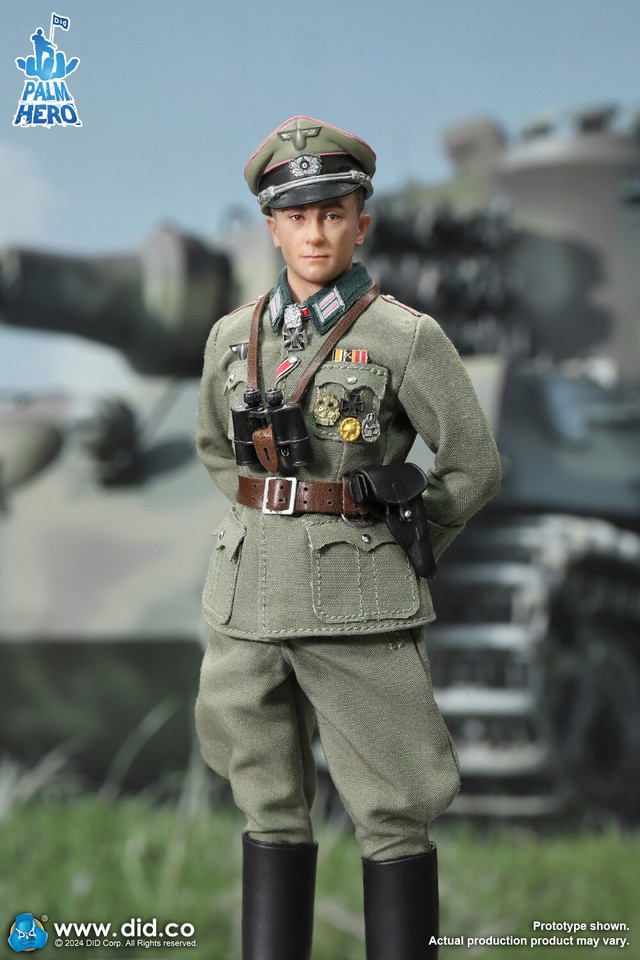 DID PALM HERO WWII German Panzer Commander Otto Carius XD80027 1/12 ...