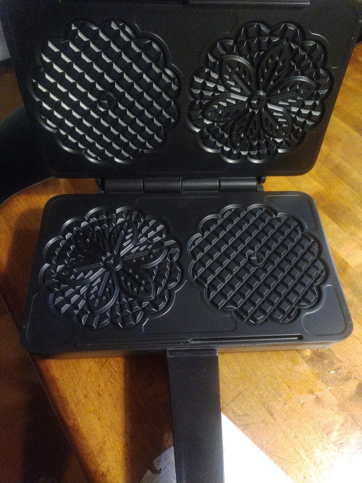 Vtg VillaWare Pizzelle Chef Pizzelle Maker Prima Italian Waffle Cookie ...