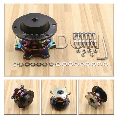 Universal Steering Wheel Quick Release Hub Adapter Removable Snap Off ...