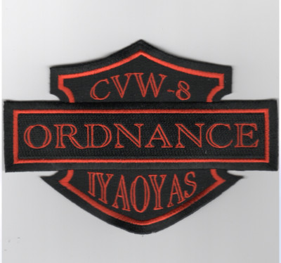 6" NAVY CVW-8 ORDNANCE IYAOYAS EMBROIDERED PATCH | eBay