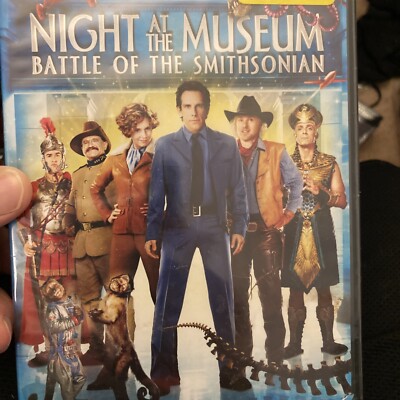 Night At The Museum Battle Of The Smithsonian NEW DVD Ben Stiller Robin ...