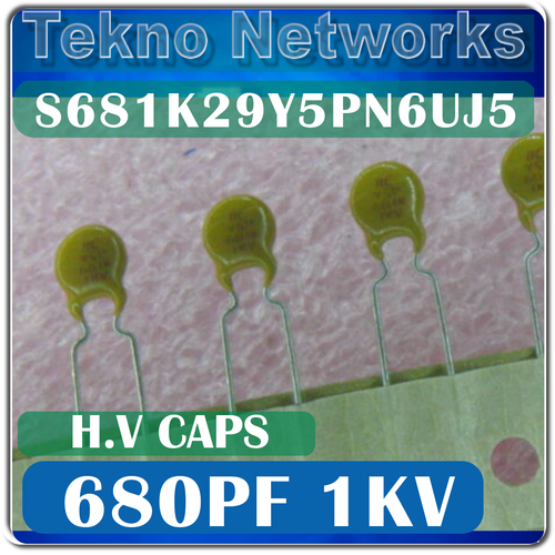 680PF 1KV 1000V 681 High Voltage Ceramic Capacitor -10pcs ...