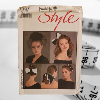 Style 1157 One Size Frederick Fox Hair Ornaments Uncut Vintage Pattern ...
